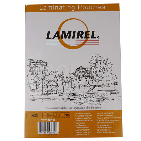 ᐈ Пленка для ламинирования Lamirel CRC78659, А3, 125 мкм, глянцевая ...